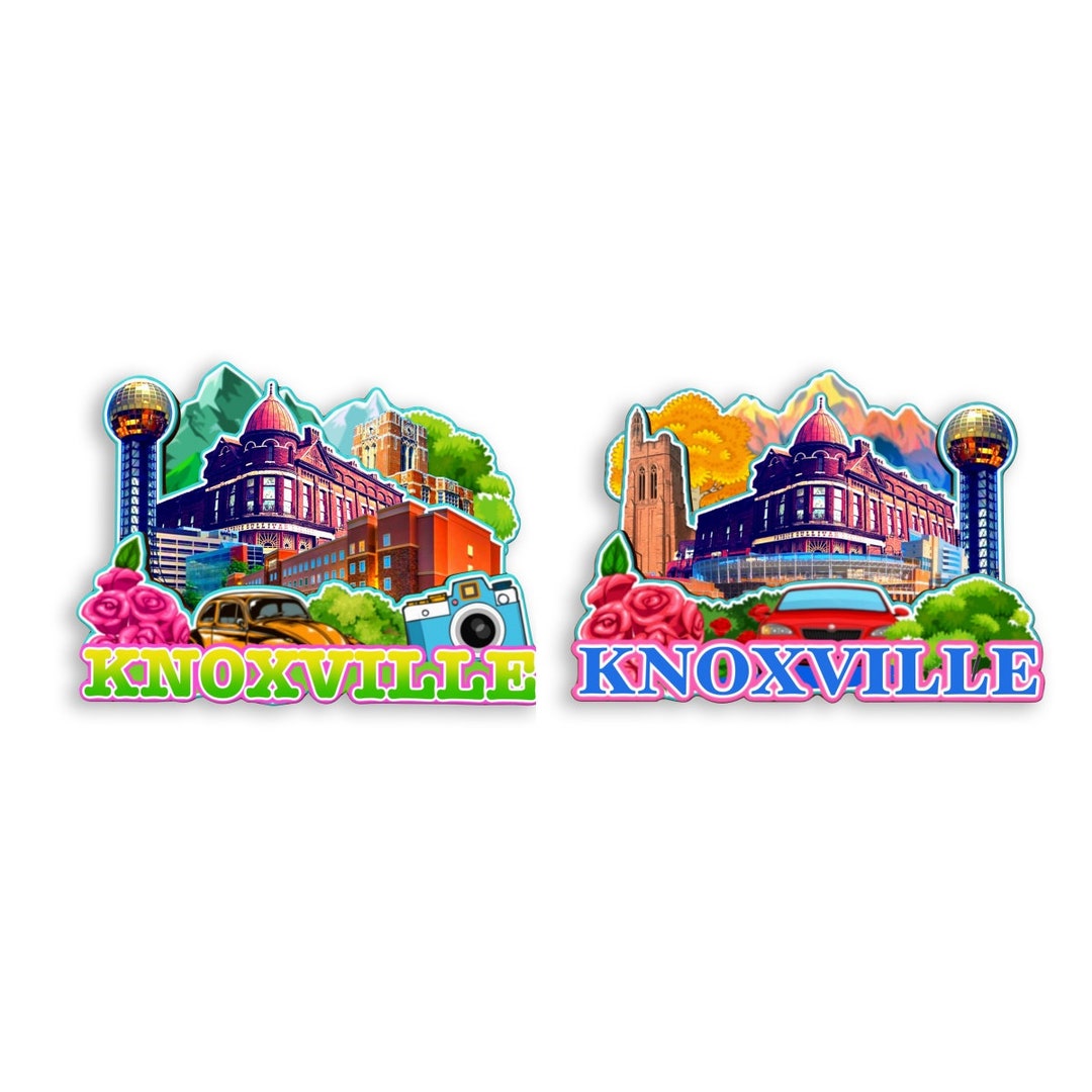 Knoxville Tennessee USA Fridge Magnet City Trvavel Souvenirs Handmade ...