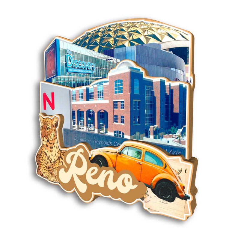 Reno Boulder City Nevada USA Fridge Magnet City Trvavel Souvenirs ...