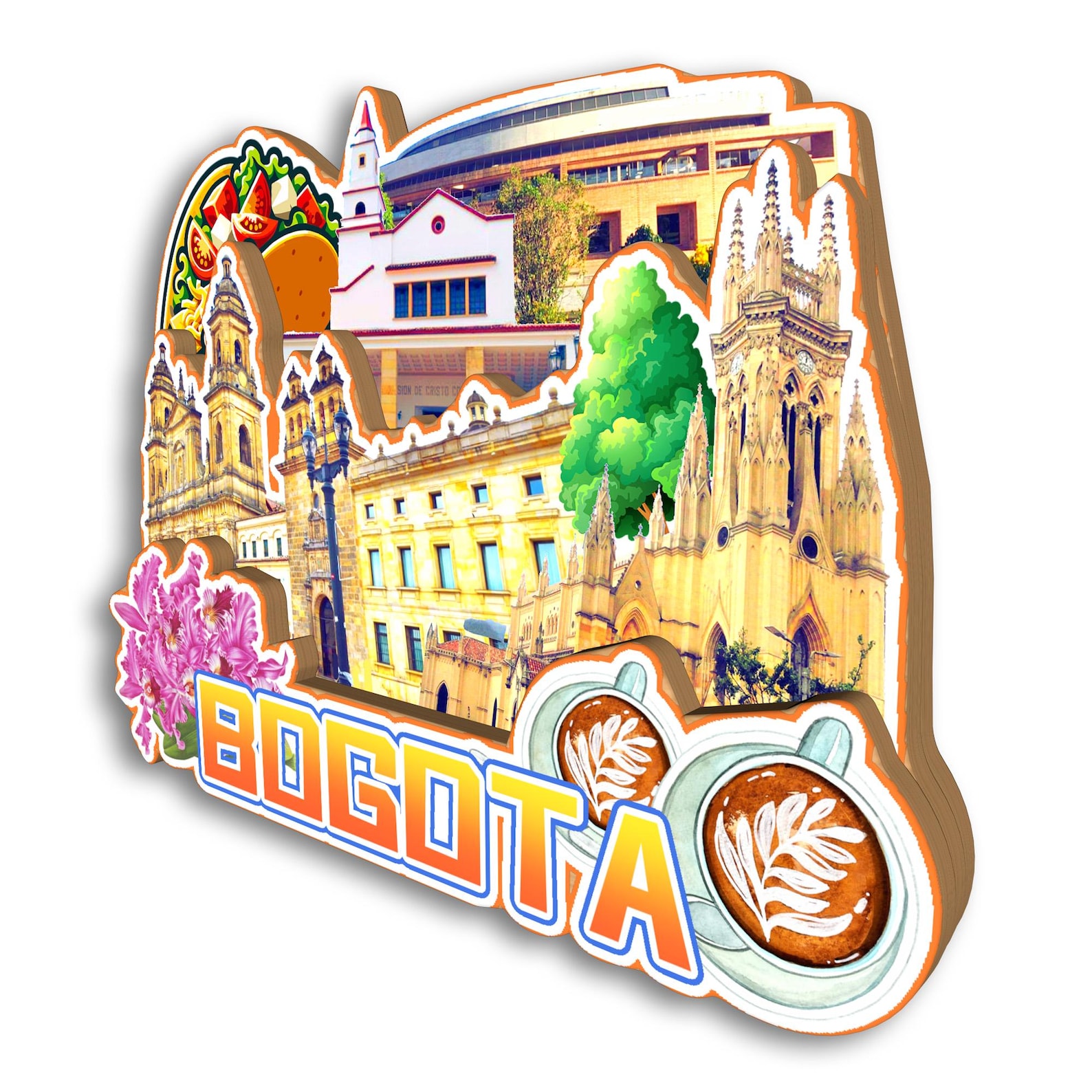 La Serena Arica Chile Bogota Medellin Colombia Fridge Magnet City ...