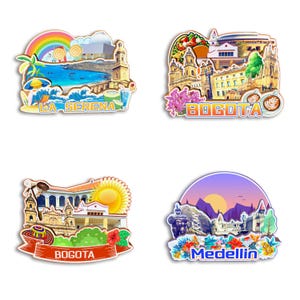 La Serena Arica Chile Bogota Medellin Colombia Fridge Magnet City ...