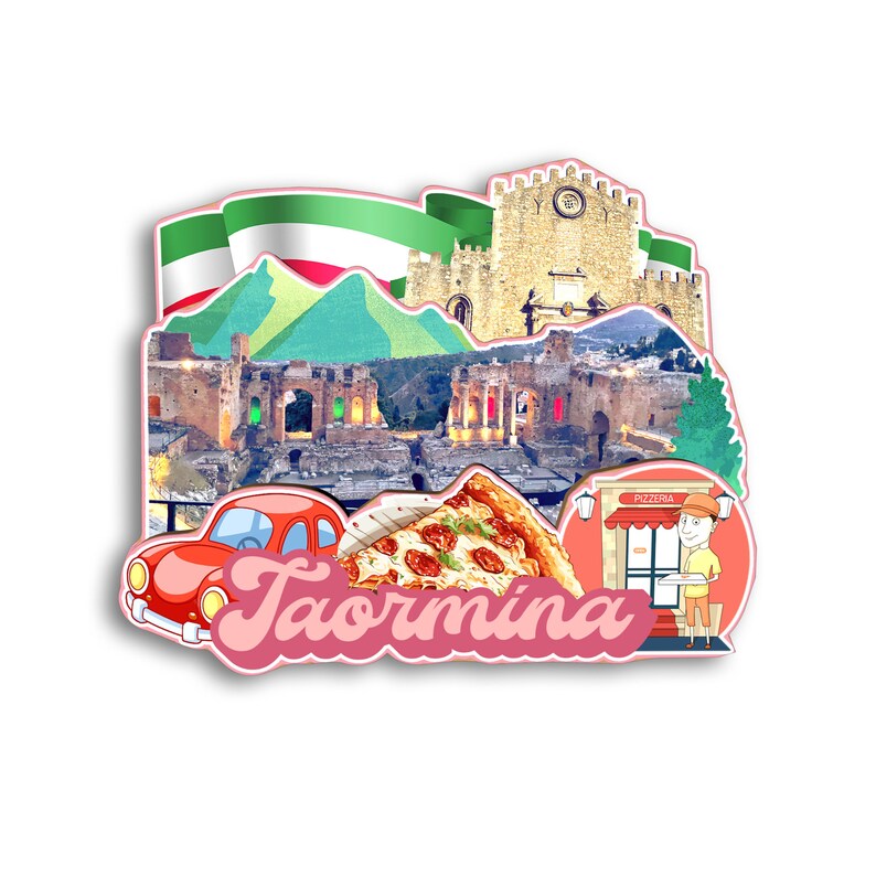Vicenza Taormina Gallipoli Bolzano Italy USA Fridge Magnet City Trvavel ...
