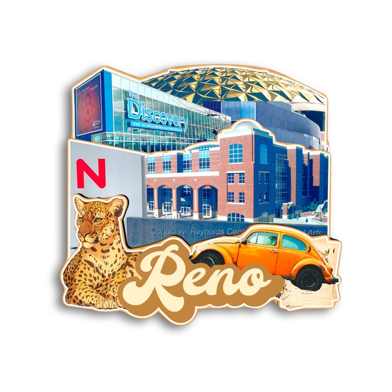 Reno Boulder City Nevada USA Fridge Magnet City Trvavel Souvenirs ...
