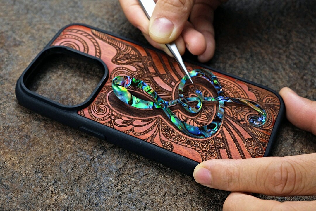Music Note Case, Holzhülle für iPhone 15 Pro Max 14 13 12 11, Samsung ...