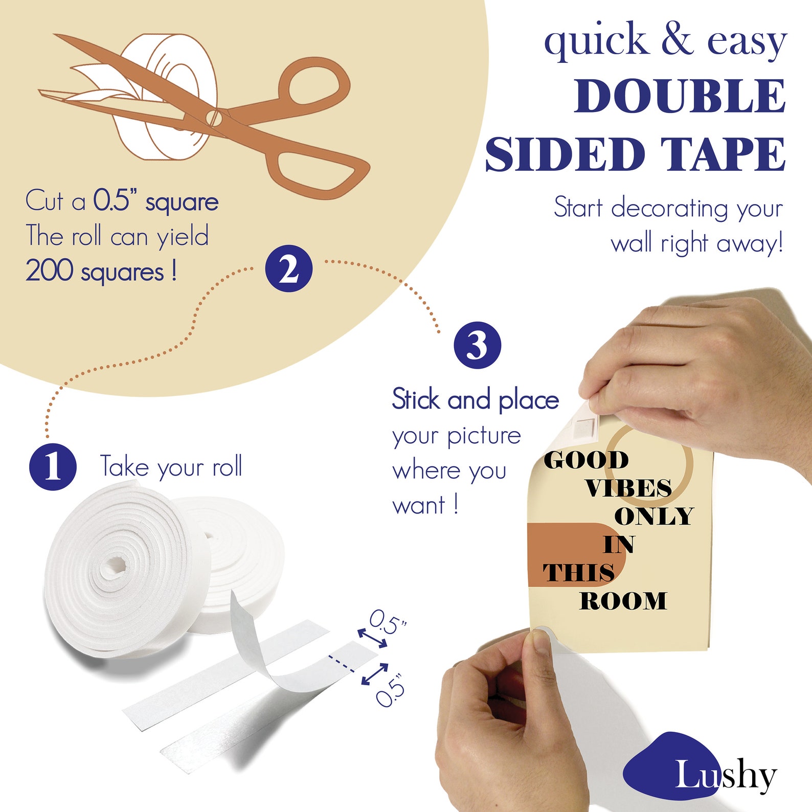 Photo Collage Kit | 50 Postcards 4'' X 6'' | Blue & Beige Theme - Etsy