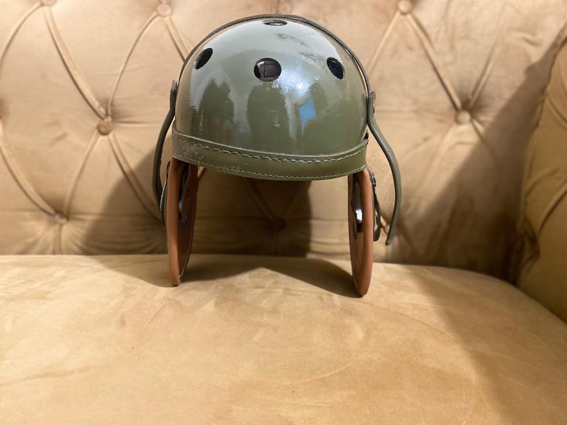 US WW2 Army Tanker Helmet M1938 RARE - Etsy