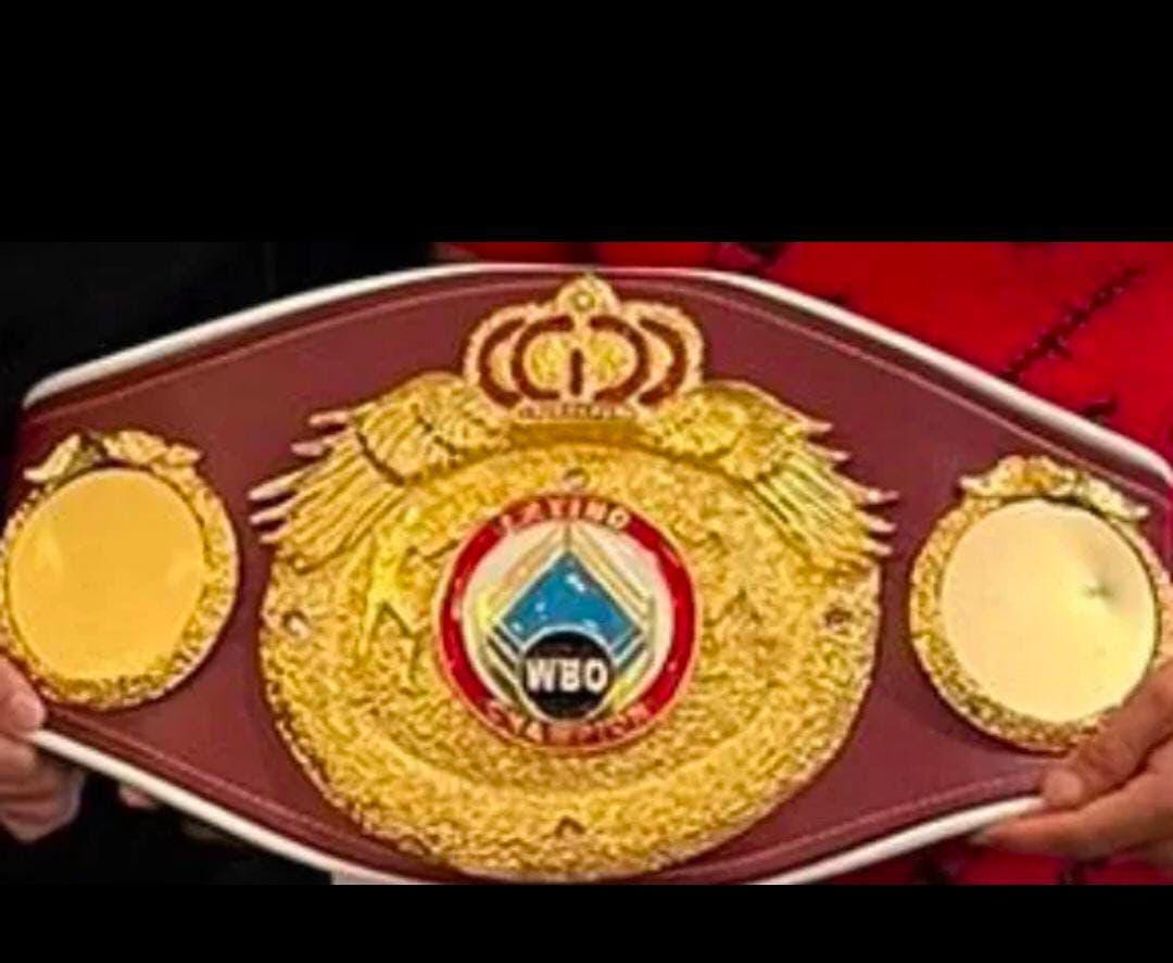 WBO Latino World Boxing Championship Belt / Custom Logo Championship ...