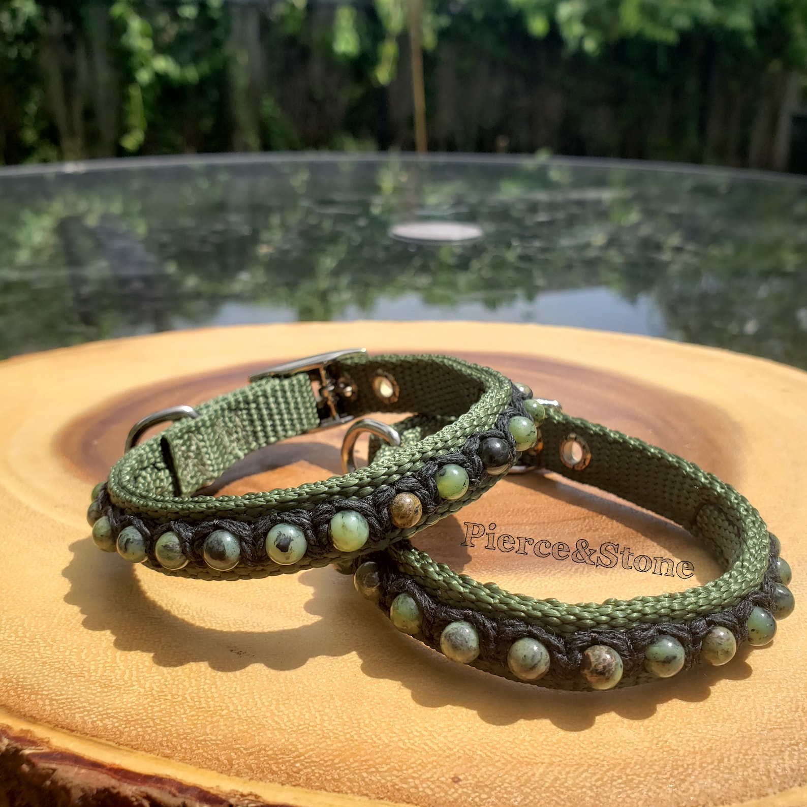 Jade Cat Collar Handmade Cat Collar Crystal Cat Collar - Etsy