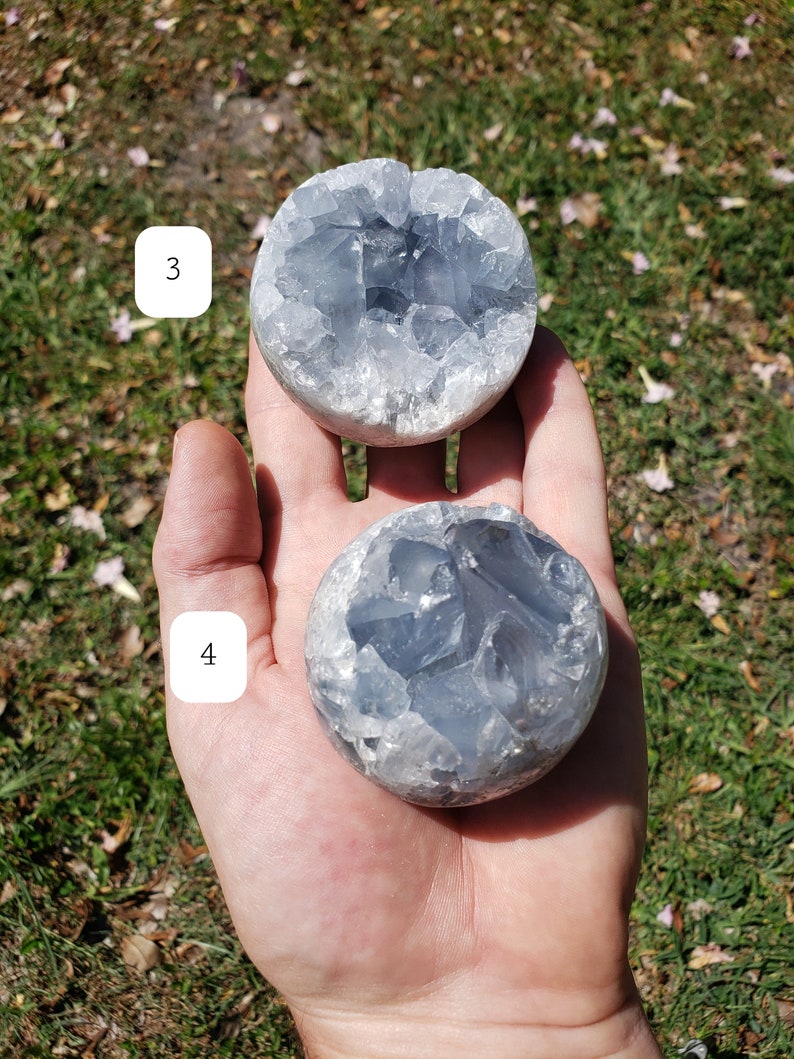 Extra Quality Celestite Sphere - Celestite Druzy Spheres - Celestine ...