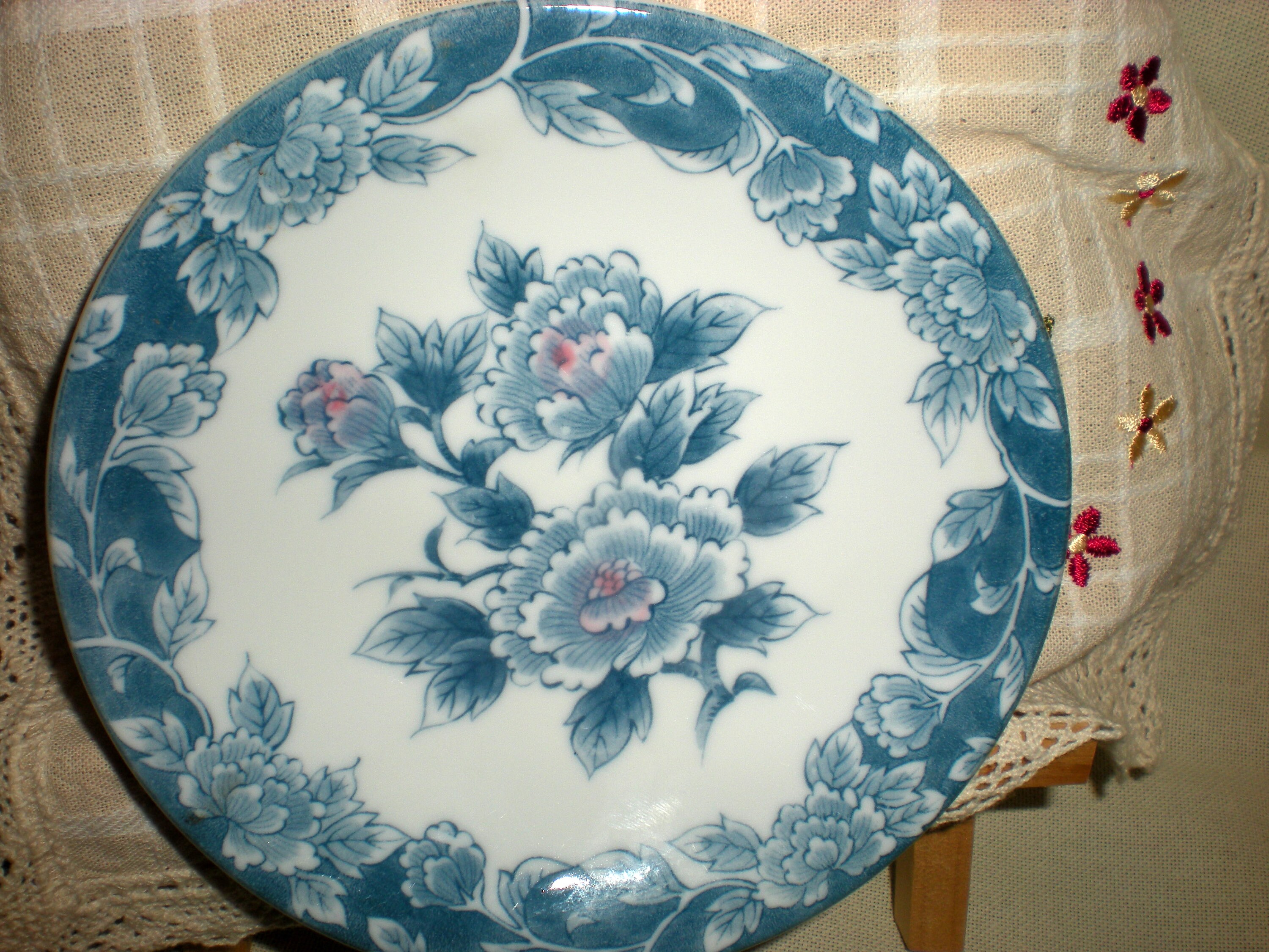 Vintage Greek Pottery Dish - Blue and White Porcelain - Vintage Home ...