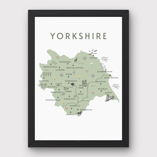 Yorkshire Print - Etsy UK