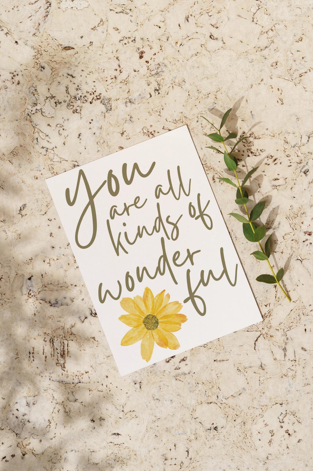 Positive Affirmation Card | Friendship, Wellbeing Gift - Etsy