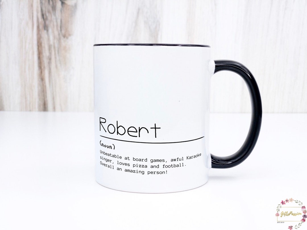 Personalized Name Coffee Mug With Custom Definition. Personalize It by ...