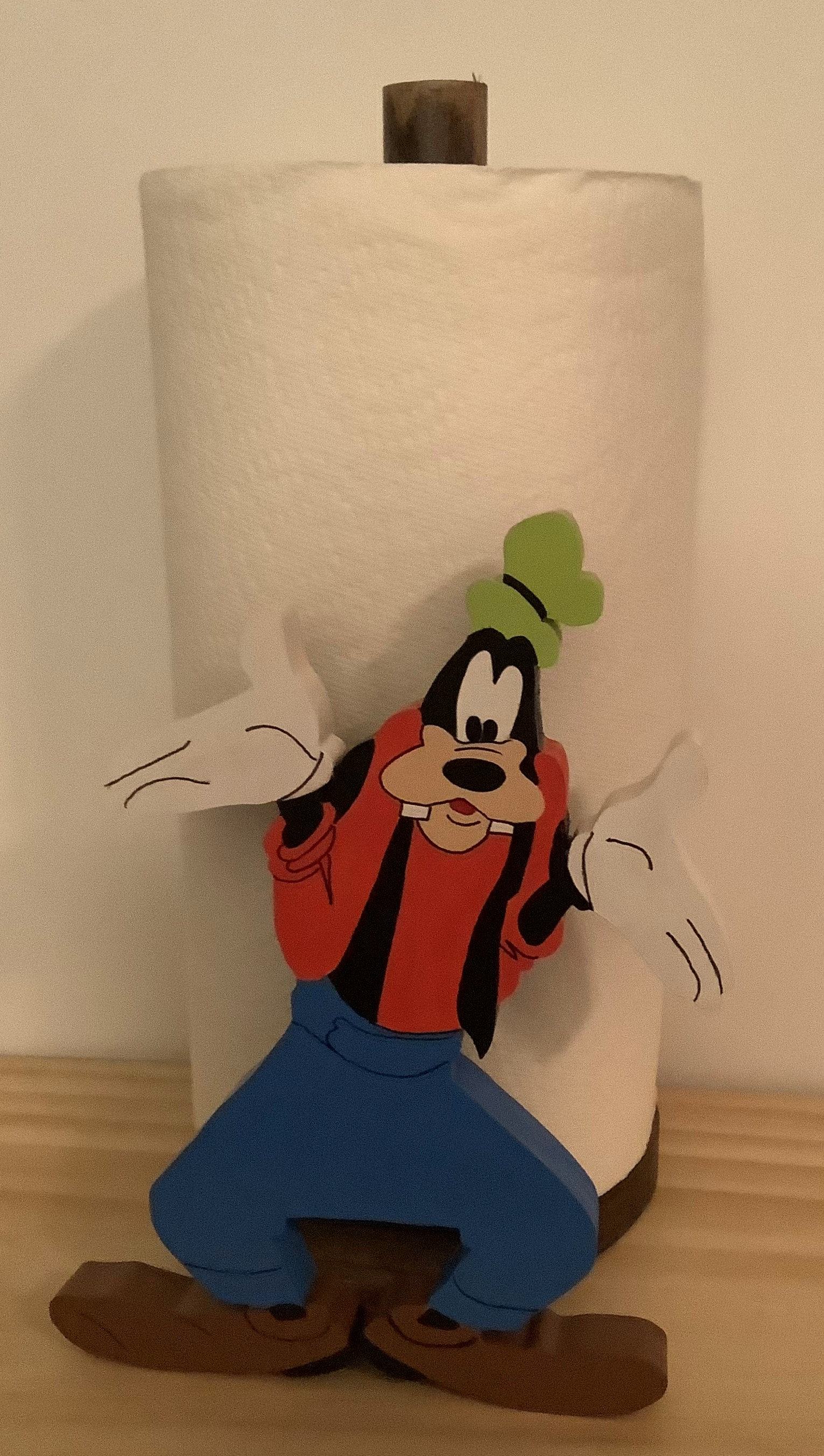 Goofy Inspired Paper Towel Holder - Etsy