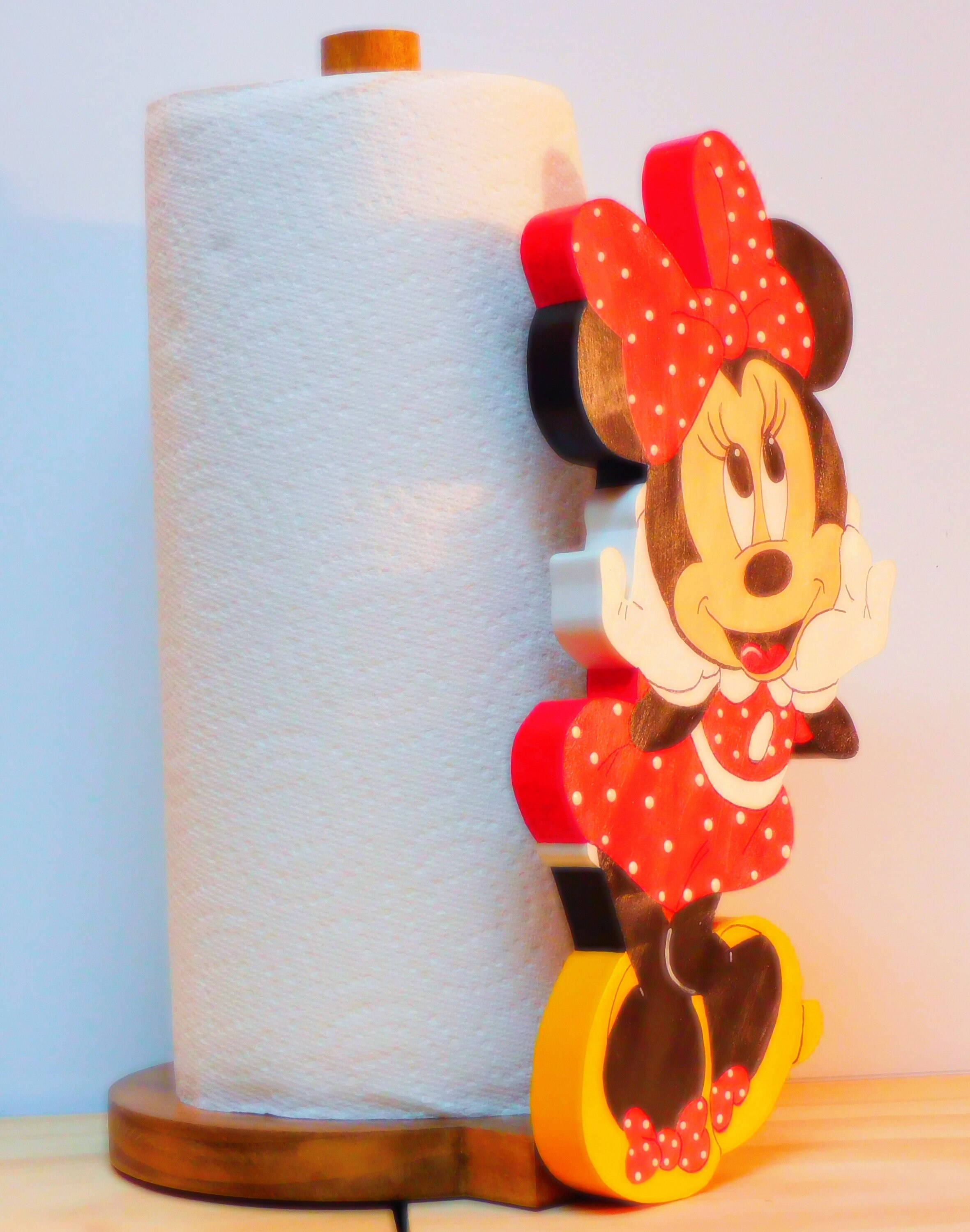 Minnie Mouse Inspired Paper Towel Holder. - Etsy