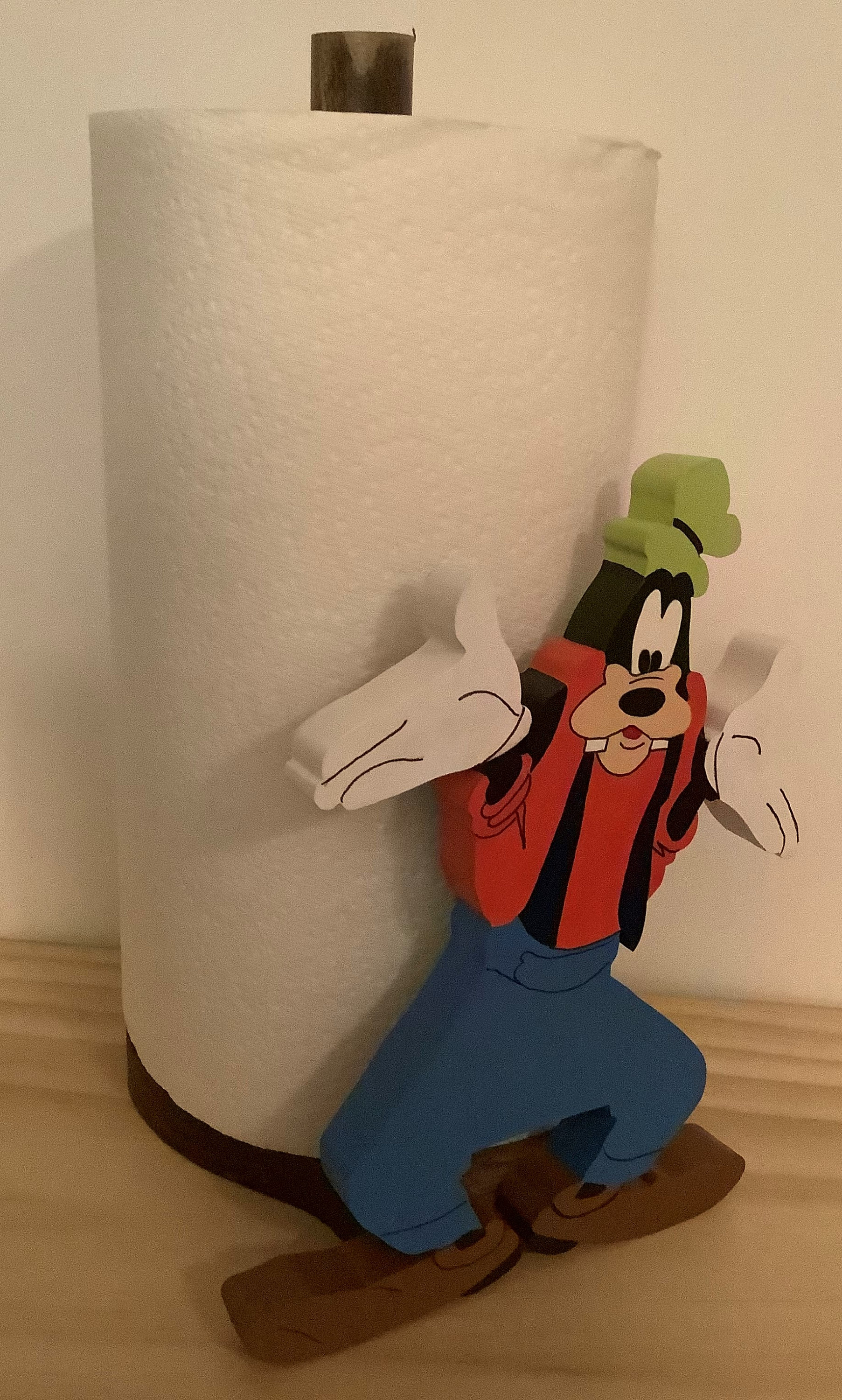 Goofy Inspired Paper Towel Holder - Etsy