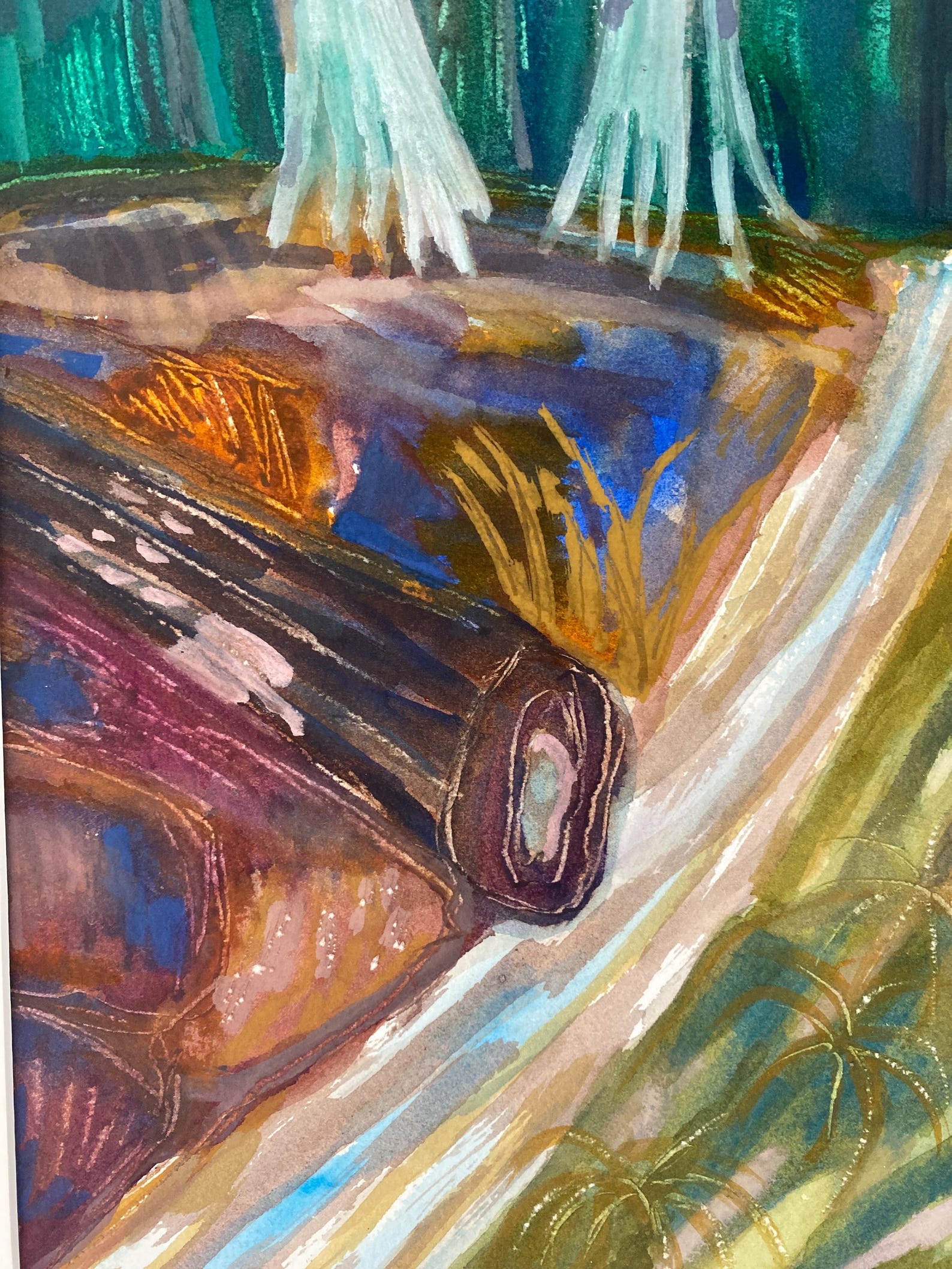 Painting Watercolour Rainforest Border Ranges Australian Scene - Etsy
