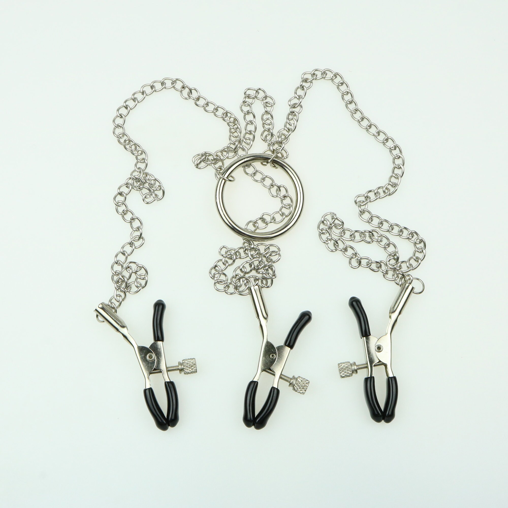 Nipple Clamps With Clit Clamps Clitoral Jewelry Labia Clamp Etsy