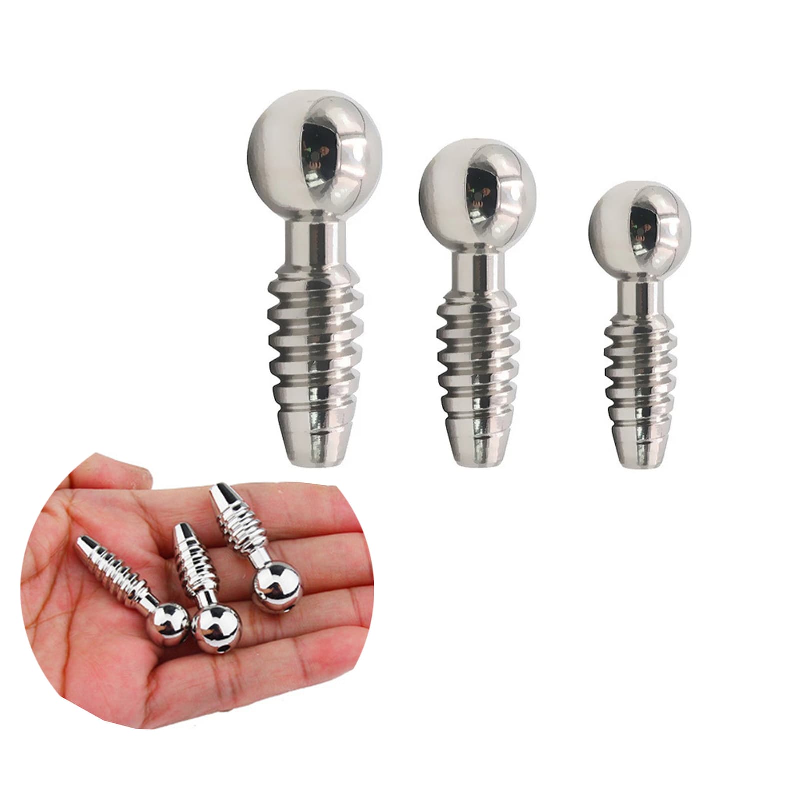 Stainless Steel Hollow Urethral SoundsThreaded Urethral Plug | Etsy