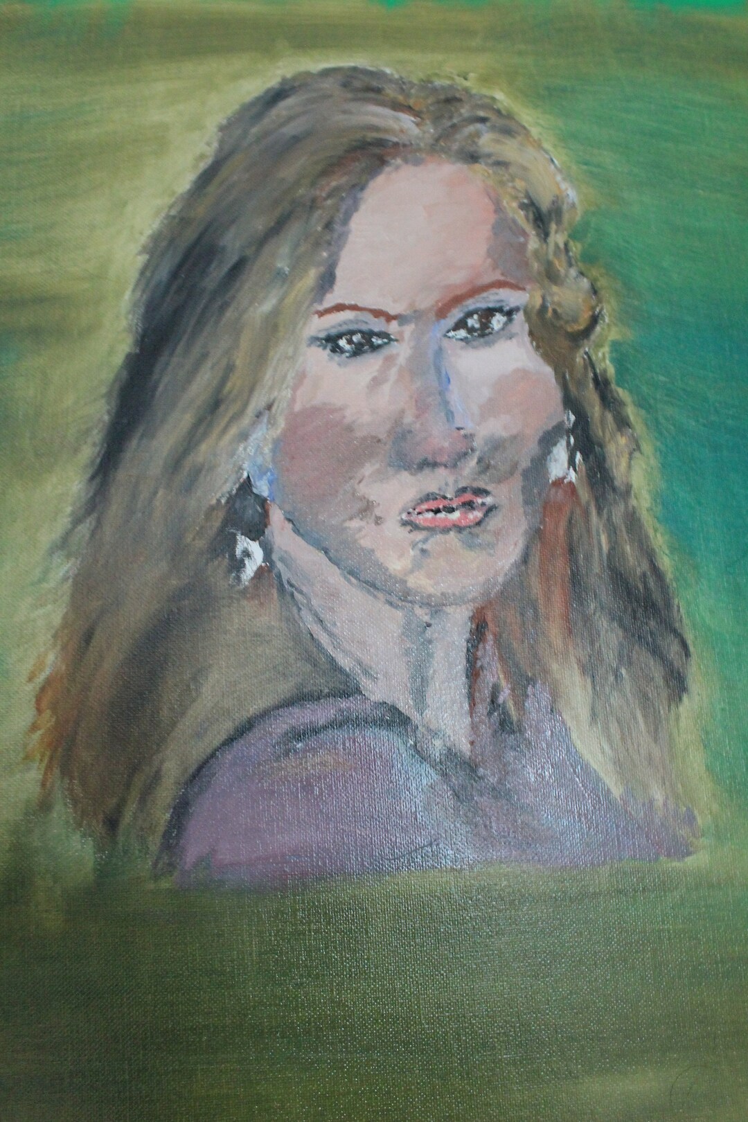 Jennifer Lopez Oil Painting on 16 X 20 Canvas - Etsy