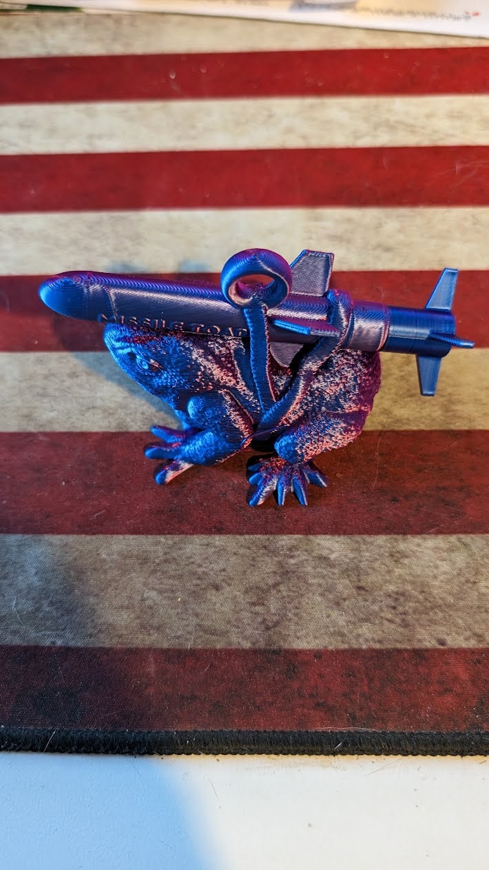 Hanging Missile Toad - Etsy