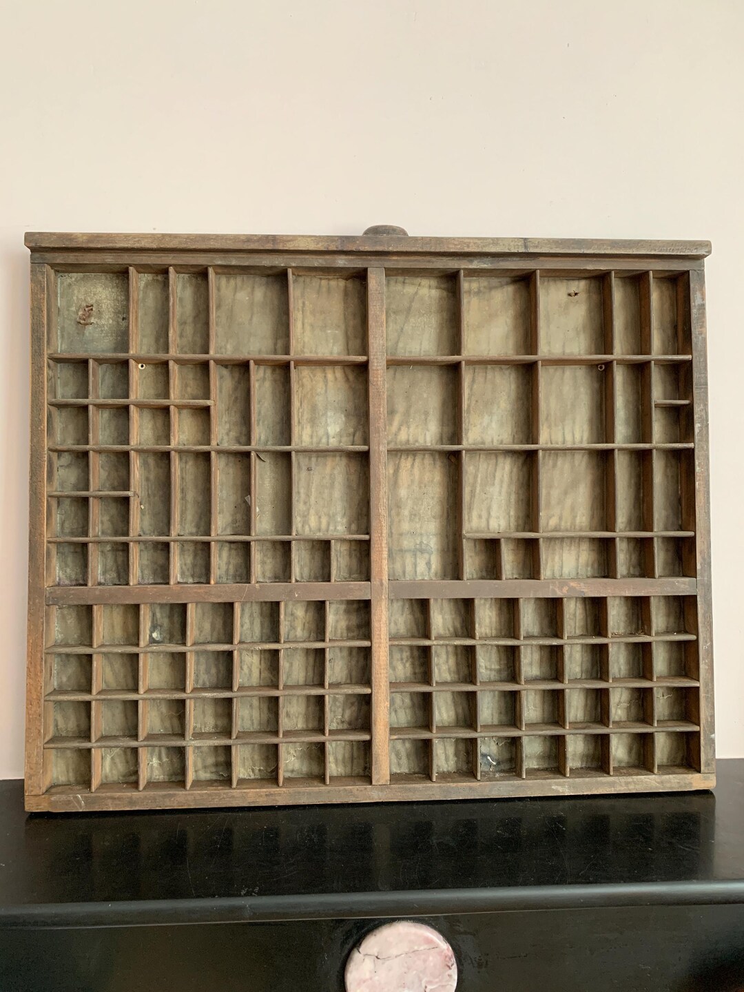 Antique Printer's Drawer, Wall Decoration With Compartments - Etsy