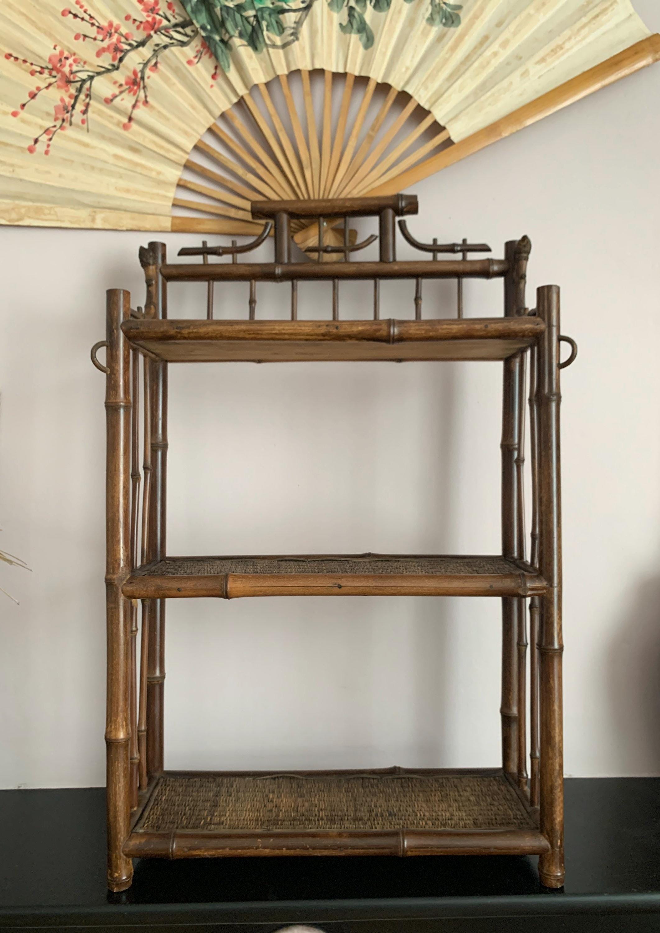 Antique, Refined 19th-century Japanese-style Shelf. A Splendid Antique ...