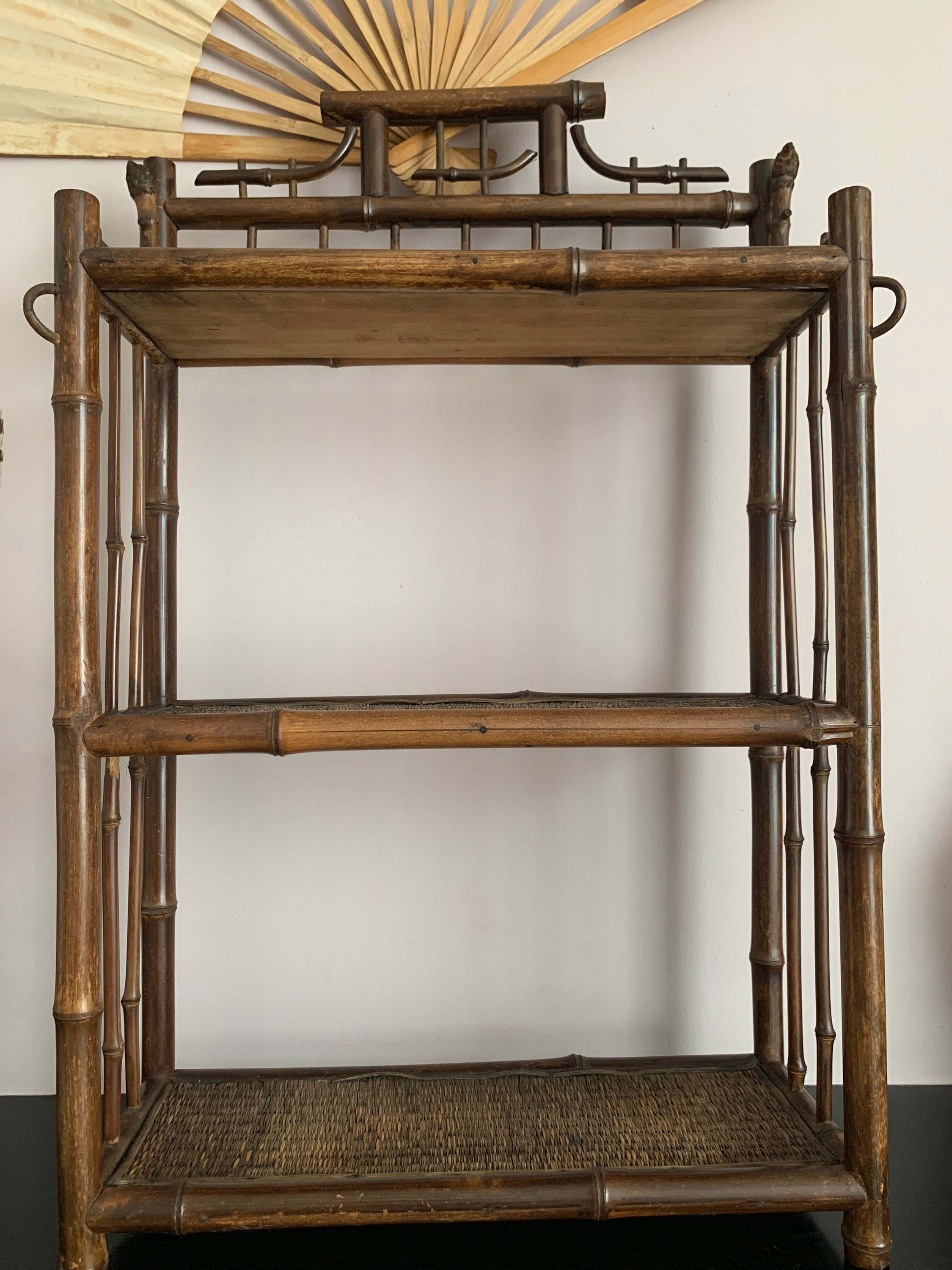 Antique, Refined 19th-century Japanese-style Shelf. A Splendid Antique ...