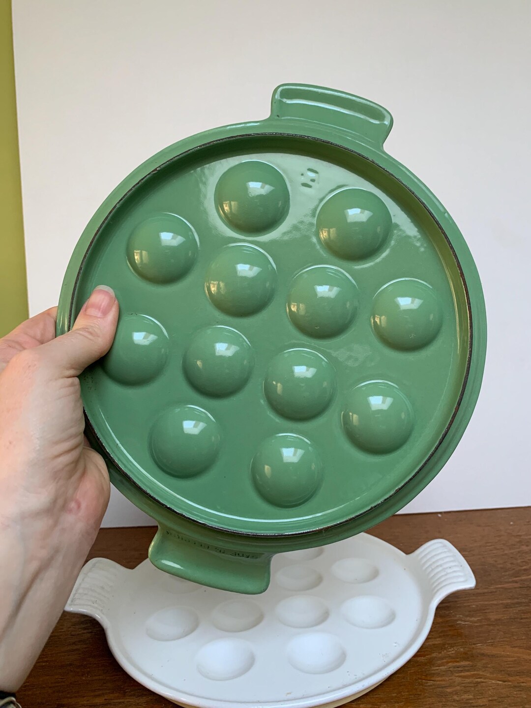 Enameled Cast Iron Snail Cooking Plates, Cast Iron Dish Made in Belgium ...