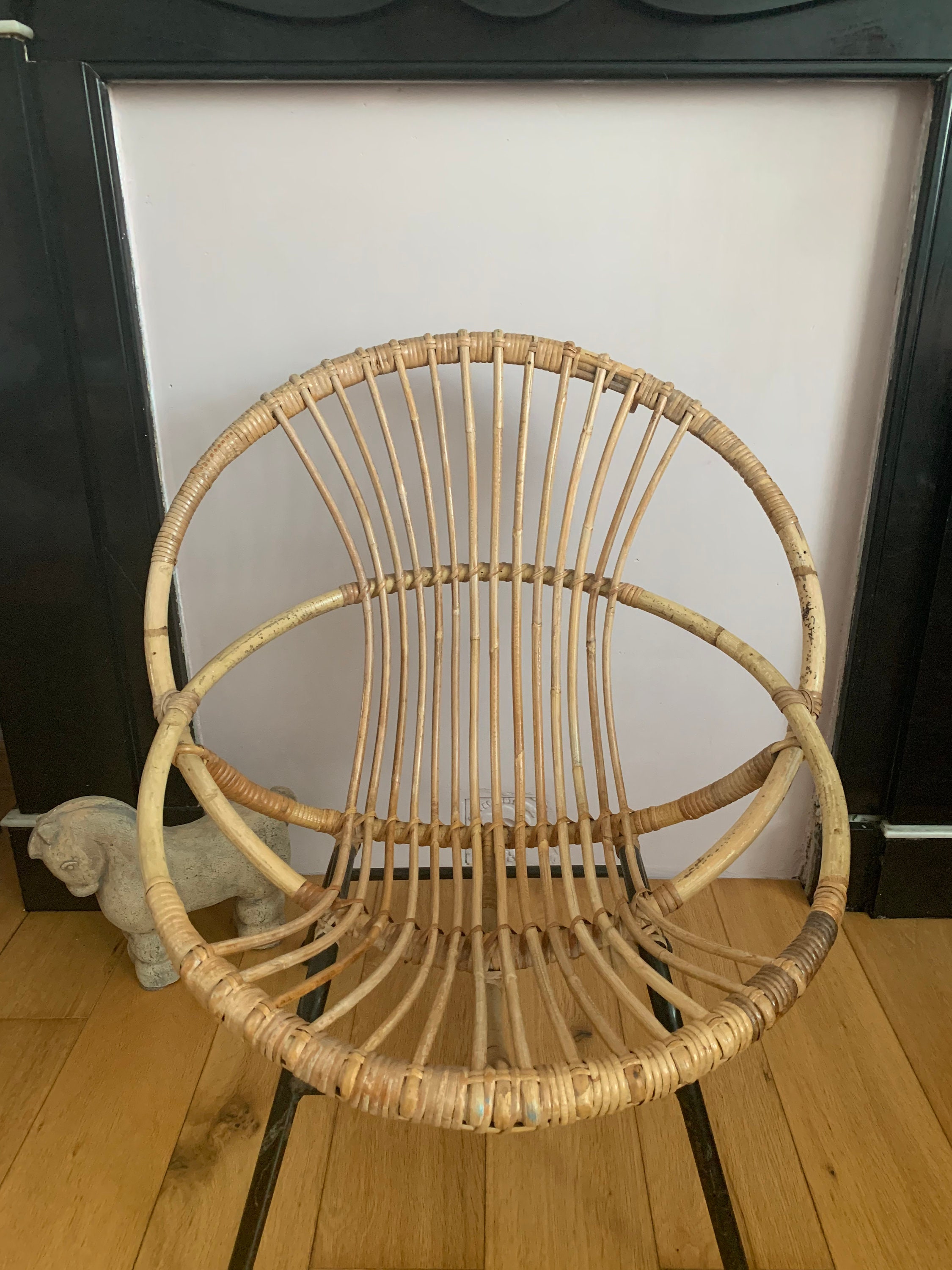 Vintage Bamboo Chair / Armchair 1960 - Etsy
