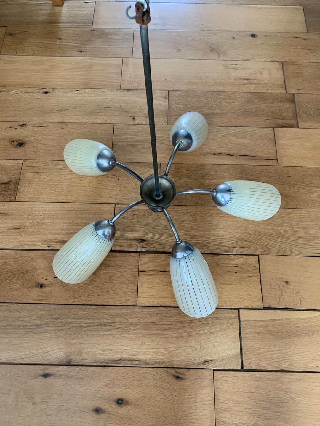 Vintage Pendant Light, Vintage Ceiling Light 1950s, Midcentury Pendant ...