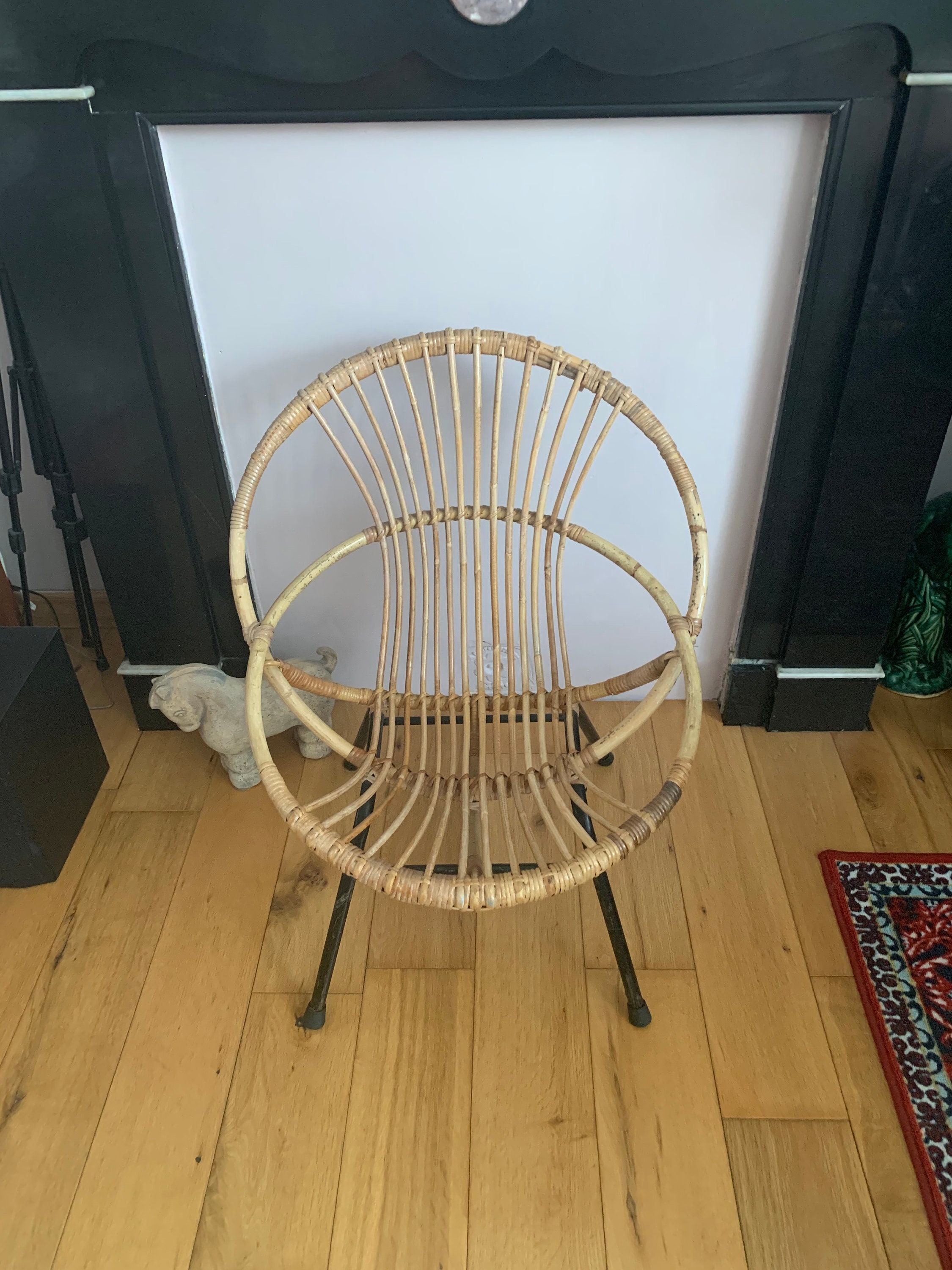 Vintage Bamboo Chair / Armchair 1960 - Etsy