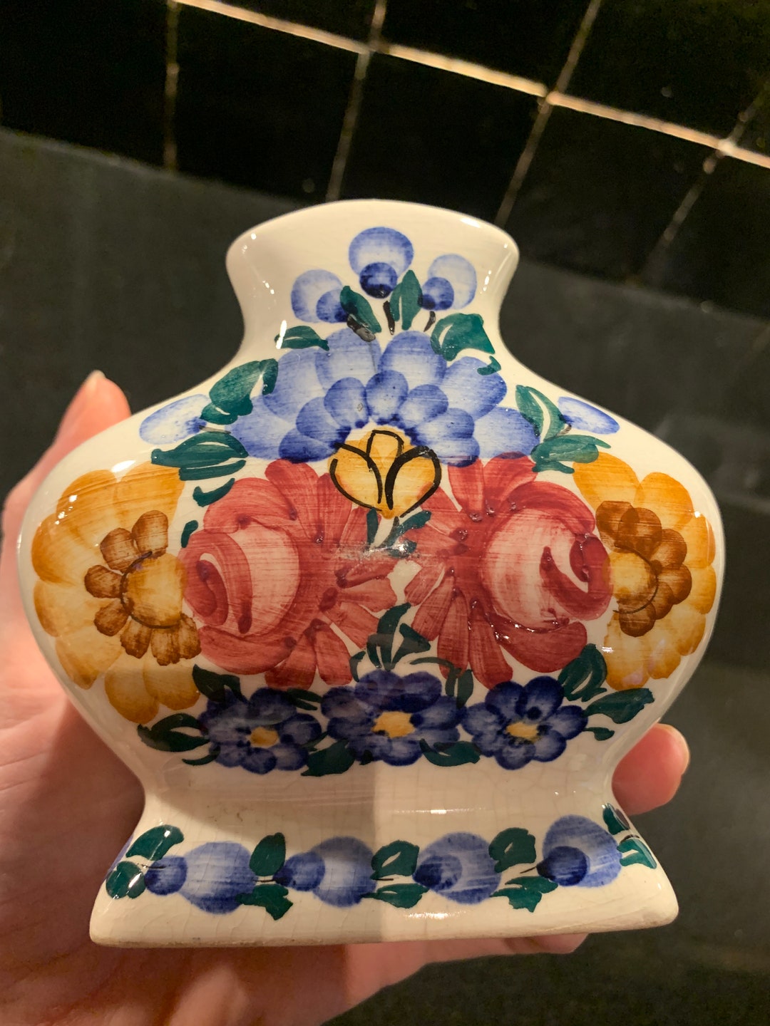 Napkin Holder Made of Earthenware From Koło in Poland, Traditional ...