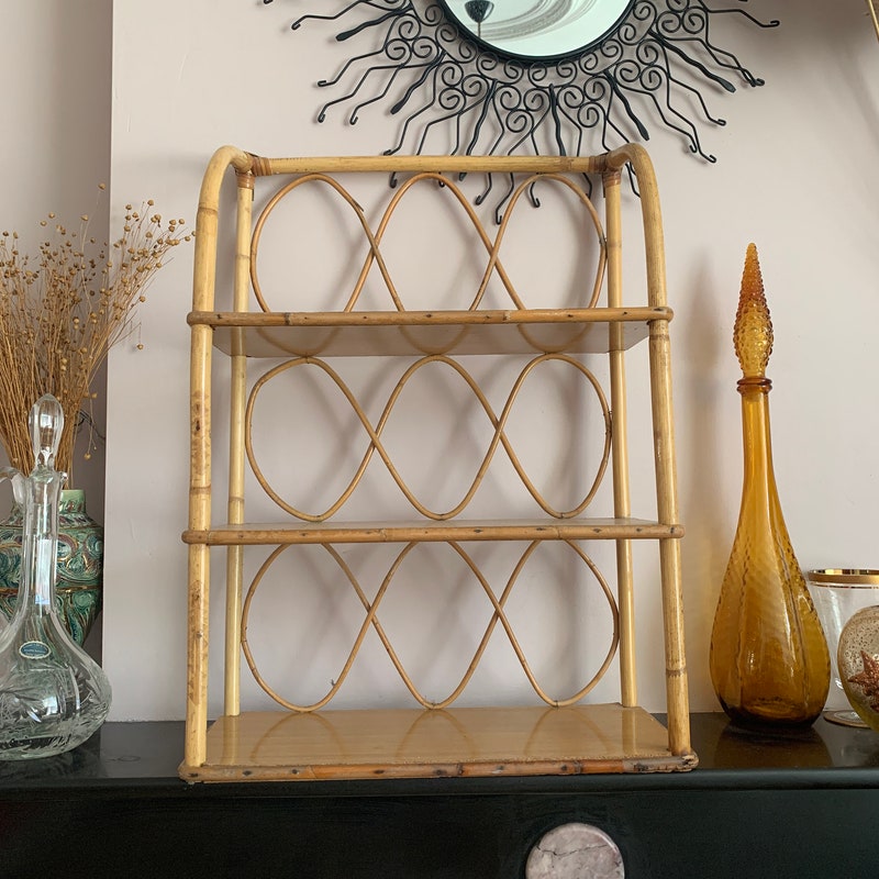 Rattan Shelf - Etsy