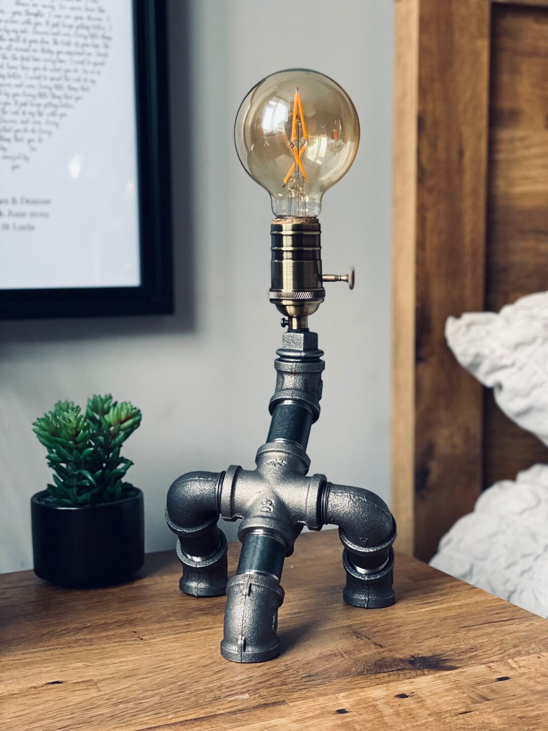 Industrial Steam Punk Style Farmhouse Pipe Light Steampunk - Etsy