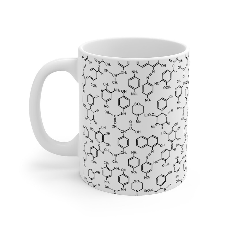 Organic Chemistry Mug, Laboratory Mug, Gift for Chemist, Gift for ...