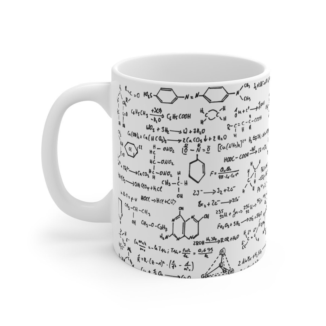 Organic Chemistry Mug, Laboratory Mug, Gift for Chemist, Gift for ...