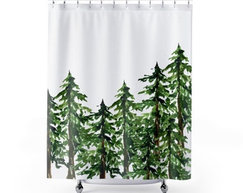 Pine Tree Bathroom Decor - Etsy