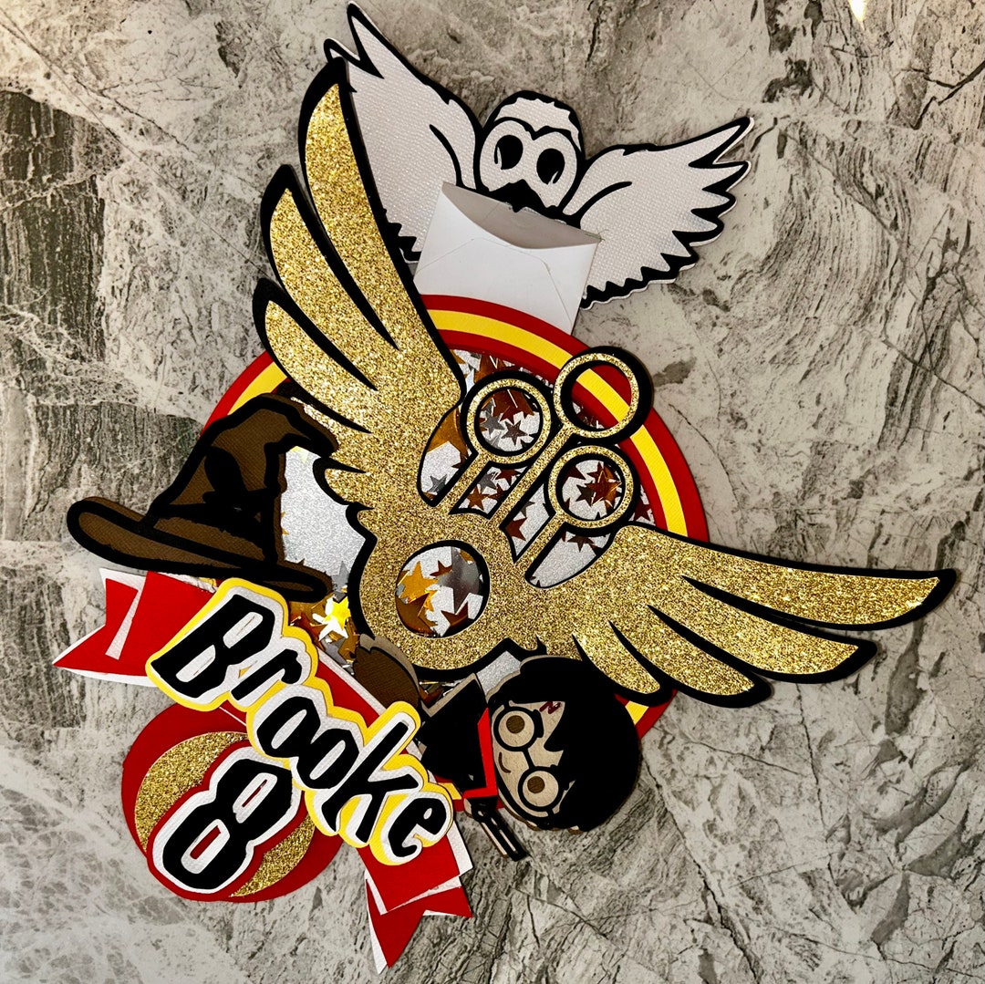 Harry Potter Wizard Theme Cake Topper Personalised - Etsy