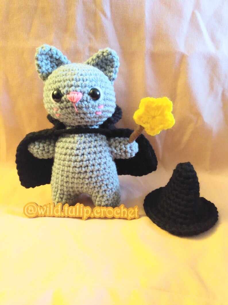 Wizard Kitty Crochet Pattern PDF crochet Patternamigurumi - Etsy