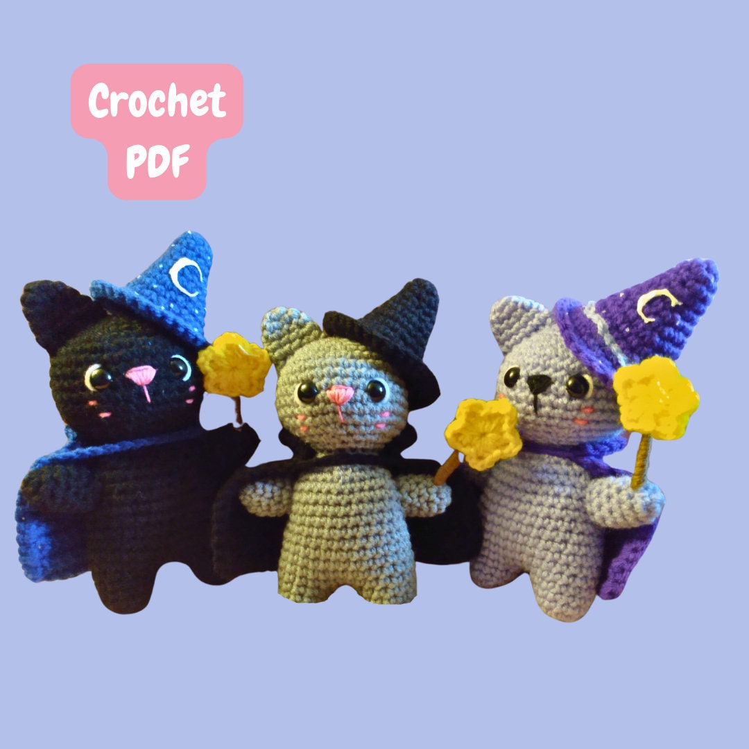 Wizard Kitty Crochet Pattern PDF crochet Patternamigurumi ...