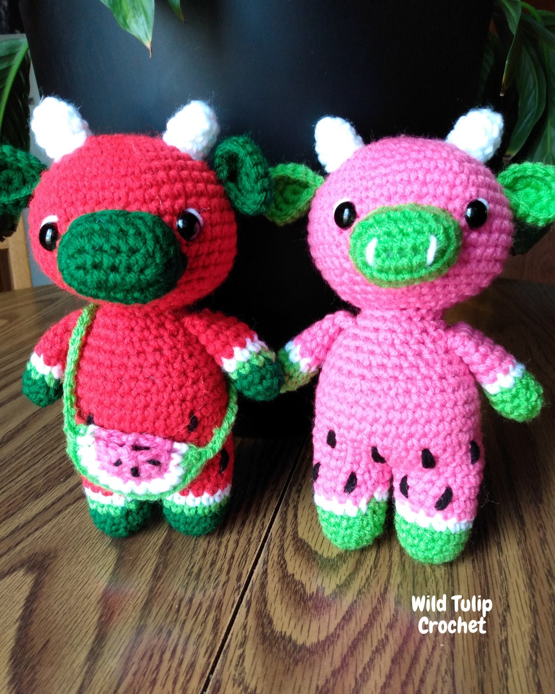 Watermelon Cow Pattern PDF watermelon Cow Patterncow - Etsy