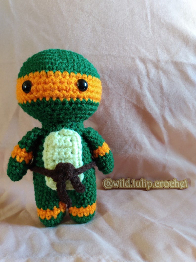 Ninja Turtle PDF Pattern ninja Turtle crochet Pattern crochet Turtle ...
