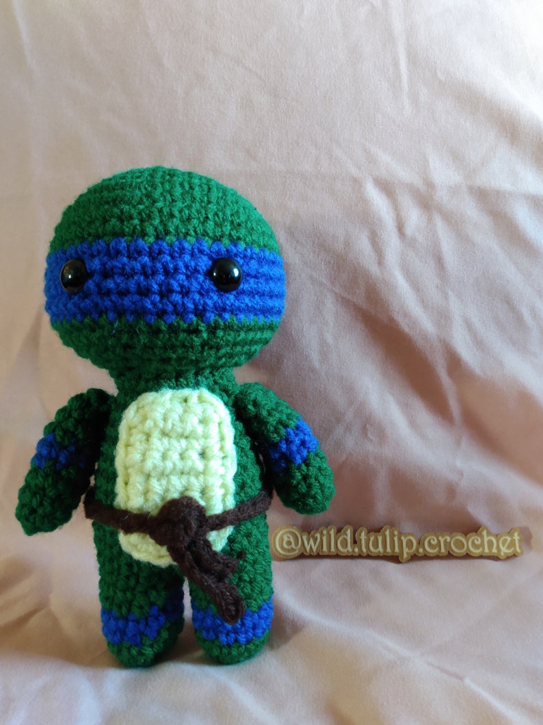 Ninja Turtle PDF Pattern ninja Turtle crochet Pattern crochet Turtle ...