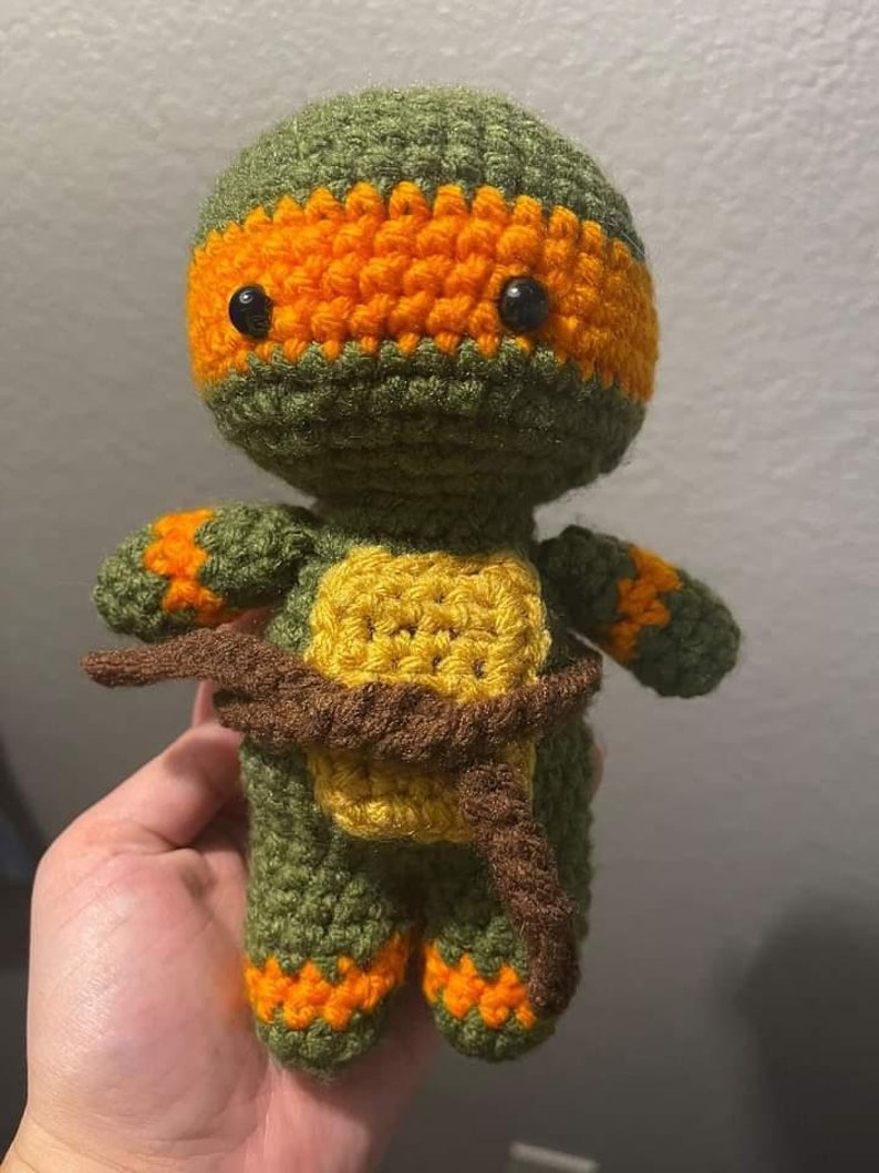 Ninja Turtle PDF Pattern ninja Turtle crochet Pattern crochet Turtle ...