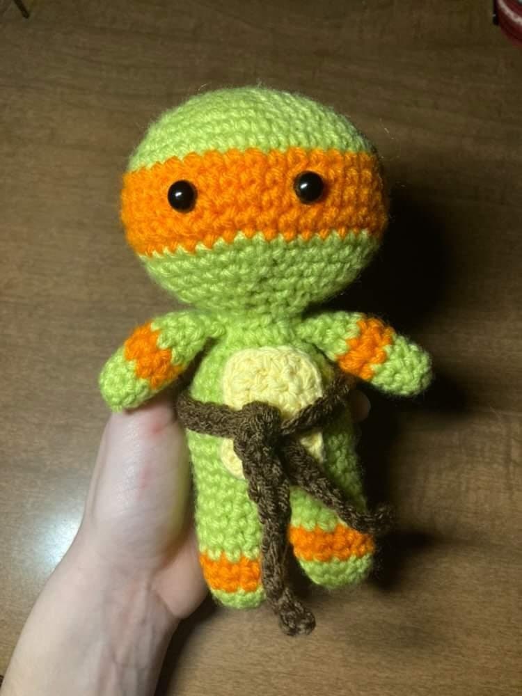 Ninja Turtle PDF Pattern ninja Turtle crochet Pattern crochet Turtle ...