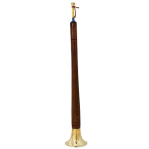 Handmade Shehnai Wood & Brass Indian Classical Wind Musical Instrument ...