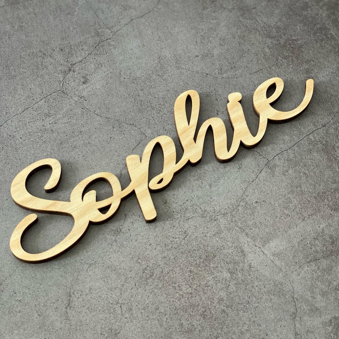 Personalized Lettering I Name Lettering I Name Tag I Door Sign - Etsy