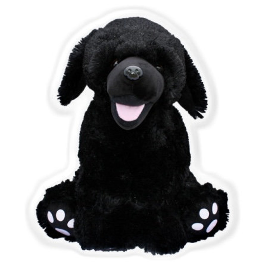 Shadow the Black Labrador (16") Weighted Cuddly Plush Toy Dog Autism ...