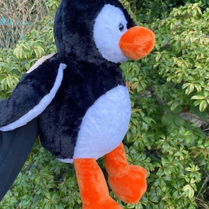 Tux the Penguin 16" Weighted Cuddly Plush Toy Autism ADHD Anxiety - Etsy