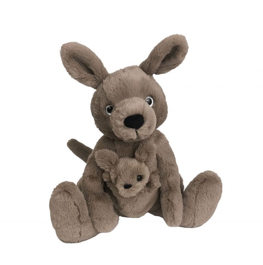 Kit & Kai the Kangaroo 16" Eco Weighted Cuddly Plush Toy Autism ADHD ...